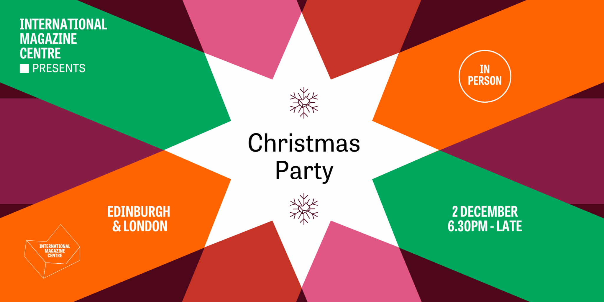 Christmas Party: Edinburgh and London – 2 December – International ...